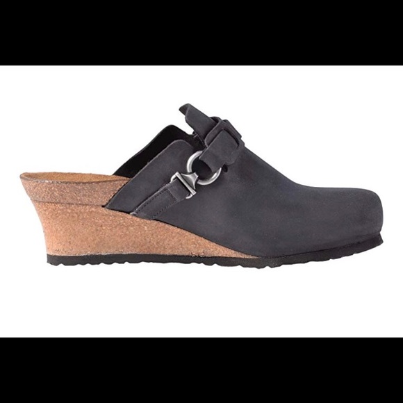 Birkenstock | Shoes | Birkenstock Dana Black Oiled Leather Clogs New ...